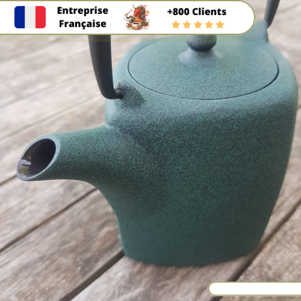 Théière en Fonte Japonaise Moderne Wazuqu Genji 450ml | Mon Armoire à Thé
