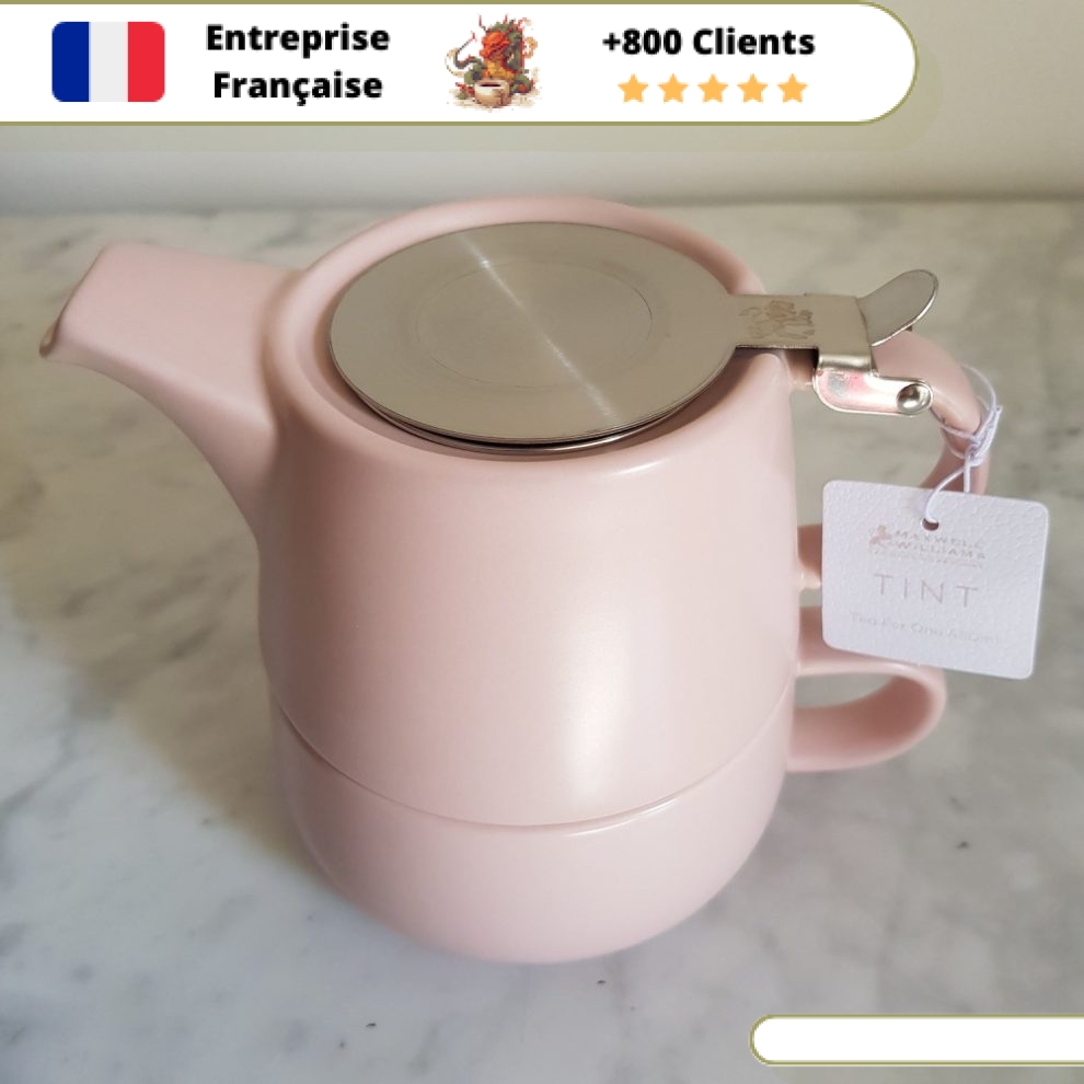 Théière en Porcelaine Individuelle Tea For One 450ml | Mon Armoire à Thé